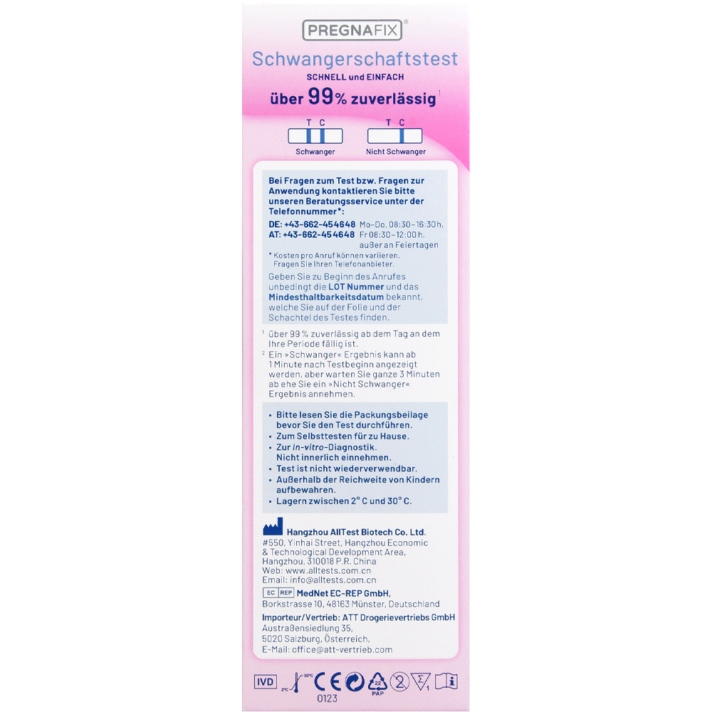 Pregnafix Schwangerschaftstest Schnell und Einfach online kaufen