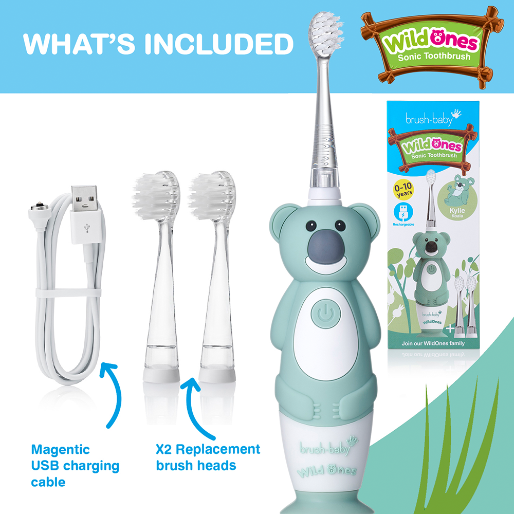 brush-baby Wild Ones Wiederaufladbare Elektrische Zahnbürste Kylie ...