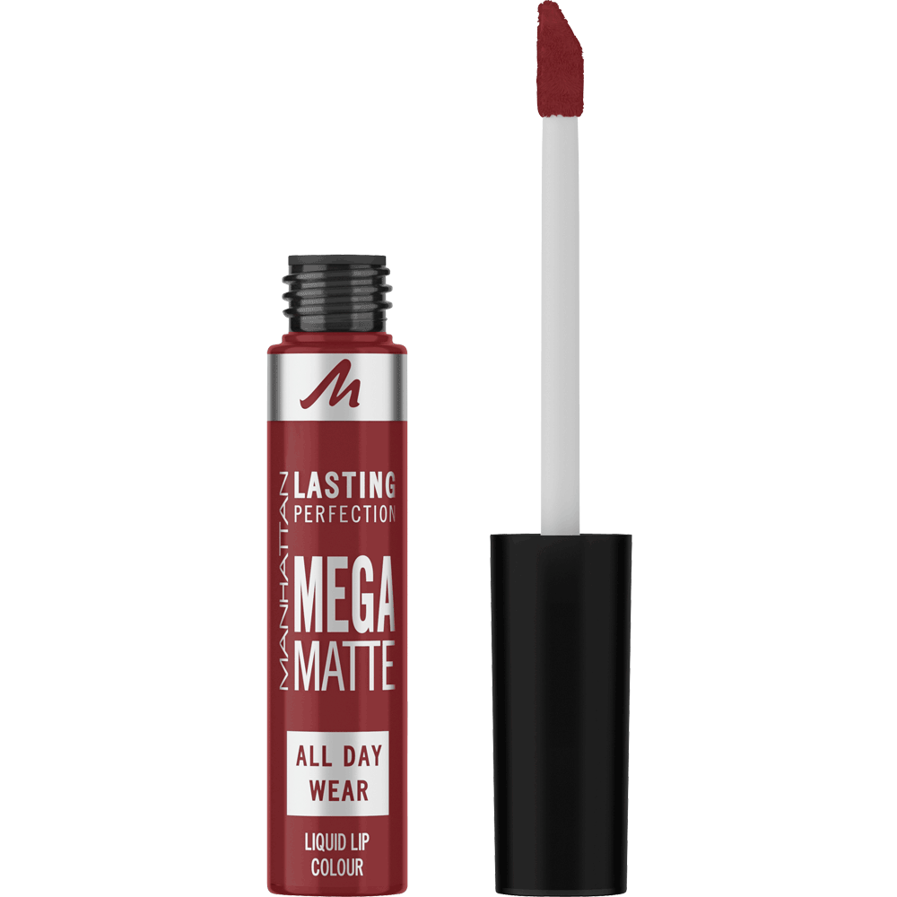 MANHATTAN Lasting Perfection Mega Matte Liquid Lip Colour ruby passion ...