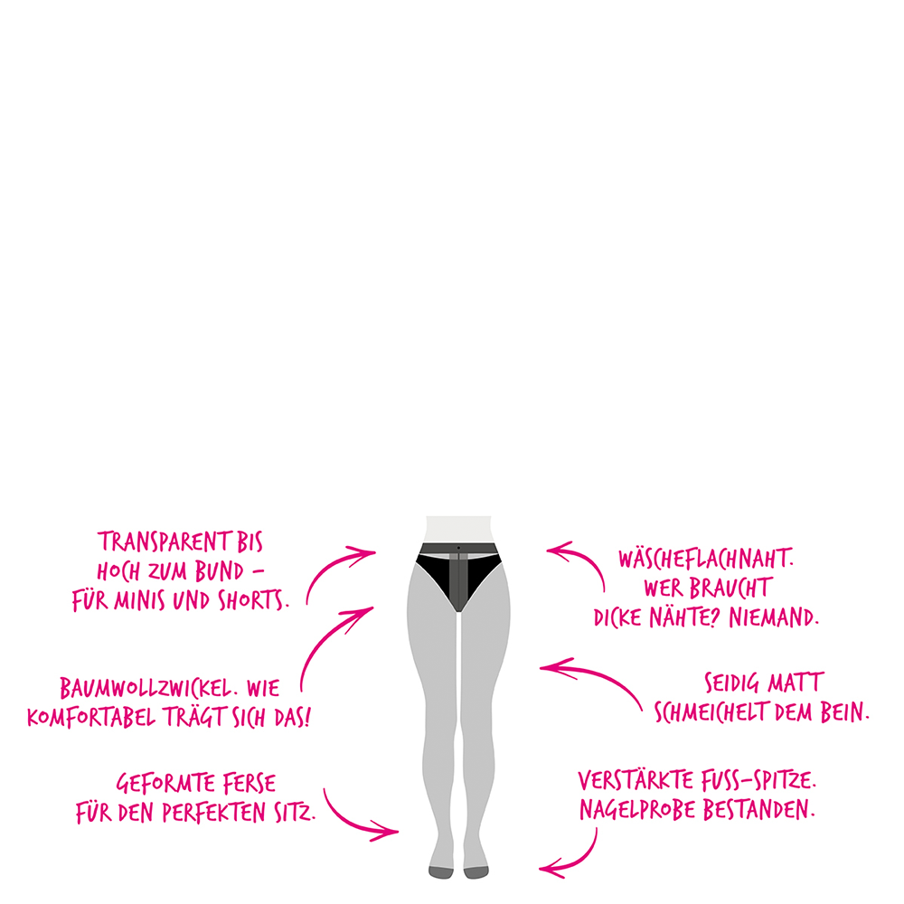 BI STYLED Strumpfhose hauchfein 15 DEN schwarz online kaufen